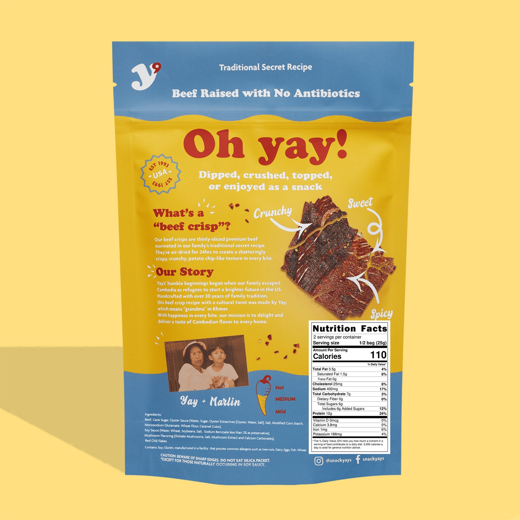 Sweet and Spicy (Mild) – Yay's Snacks